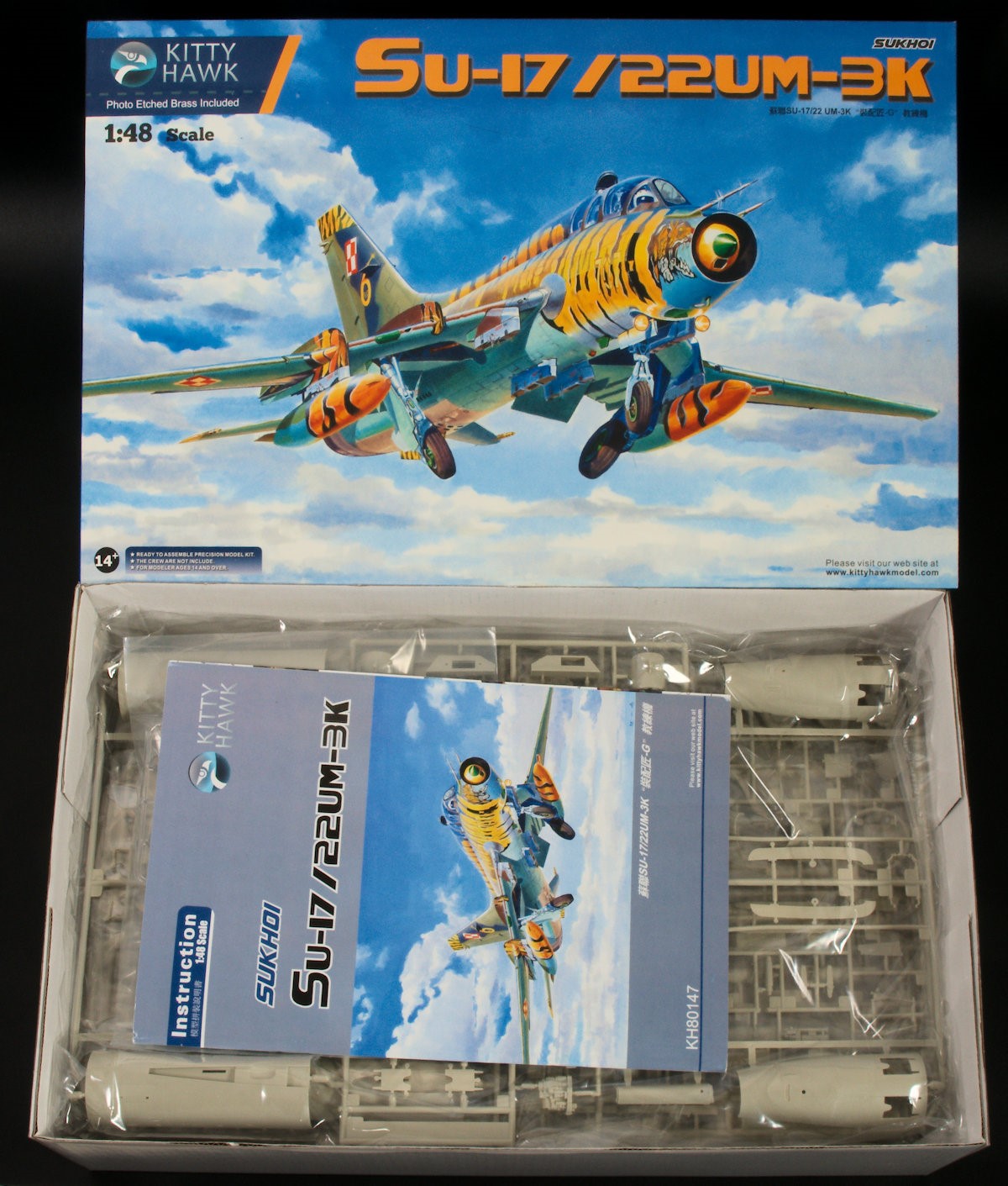 Kitty Hawk 1:48 Sukhoi Su-17/22UM-3K Fitter-G (KH80147) Review ...